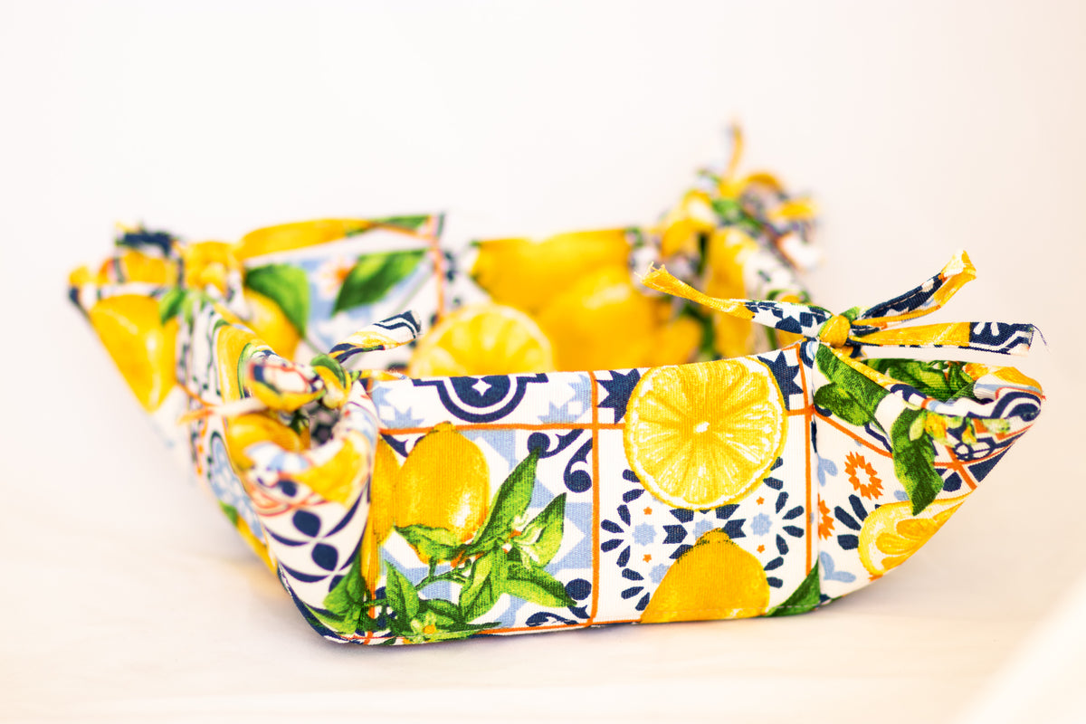 Square Bread Basket - SORRENTO COLLECTION | ladolceboutique.com.au
